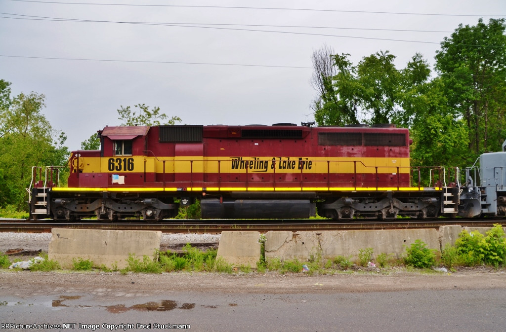 WE 6316 got fired up a bit.